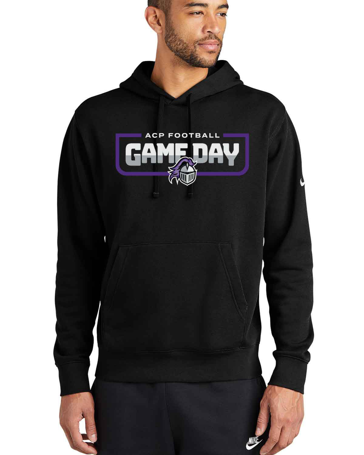 ACP Knights Football | Pullover Hoodie (NKDR1499) | Game Day Design ...