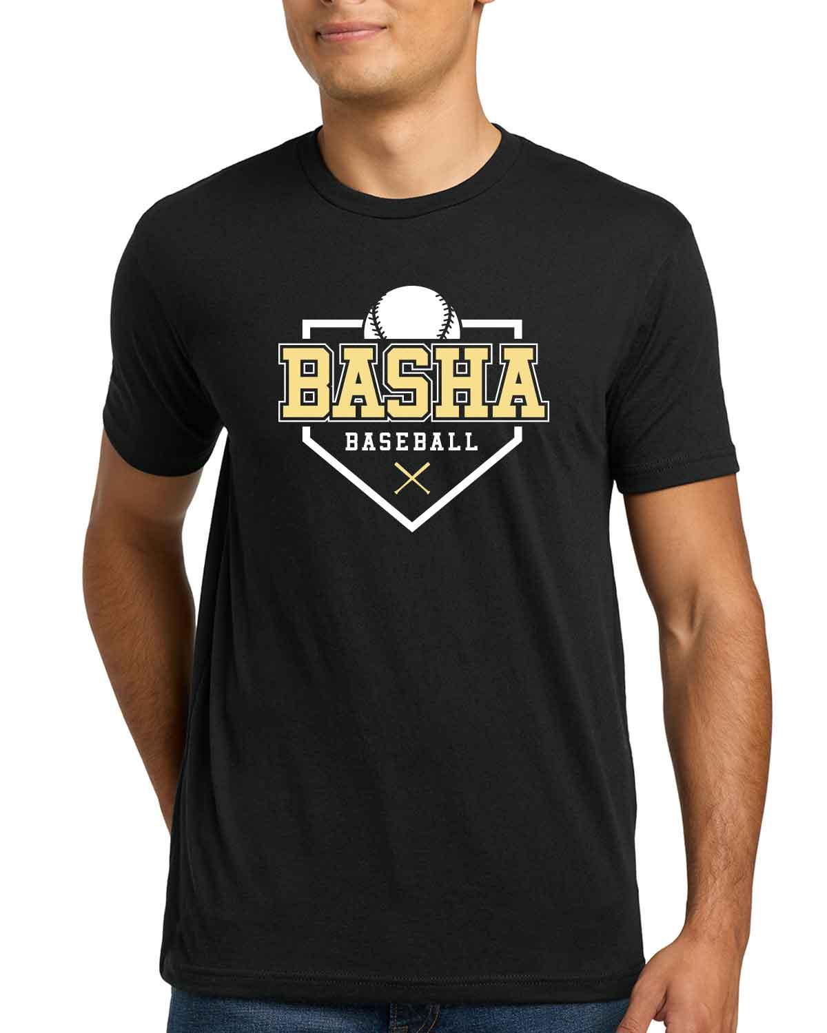 Basha Bears Baseball | T-Shirt (NL6210) | Plate Design – Birdie Products
