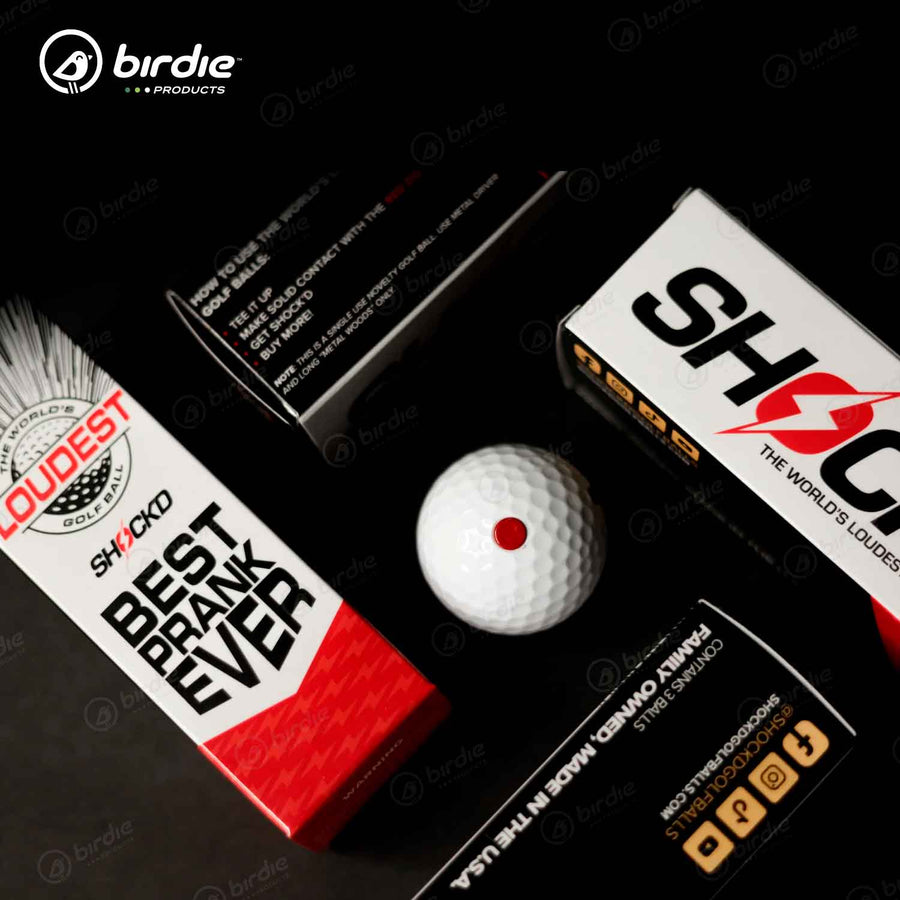 Shock'd Golf Ball | World's Loudest Golf Balls – Birdie Products