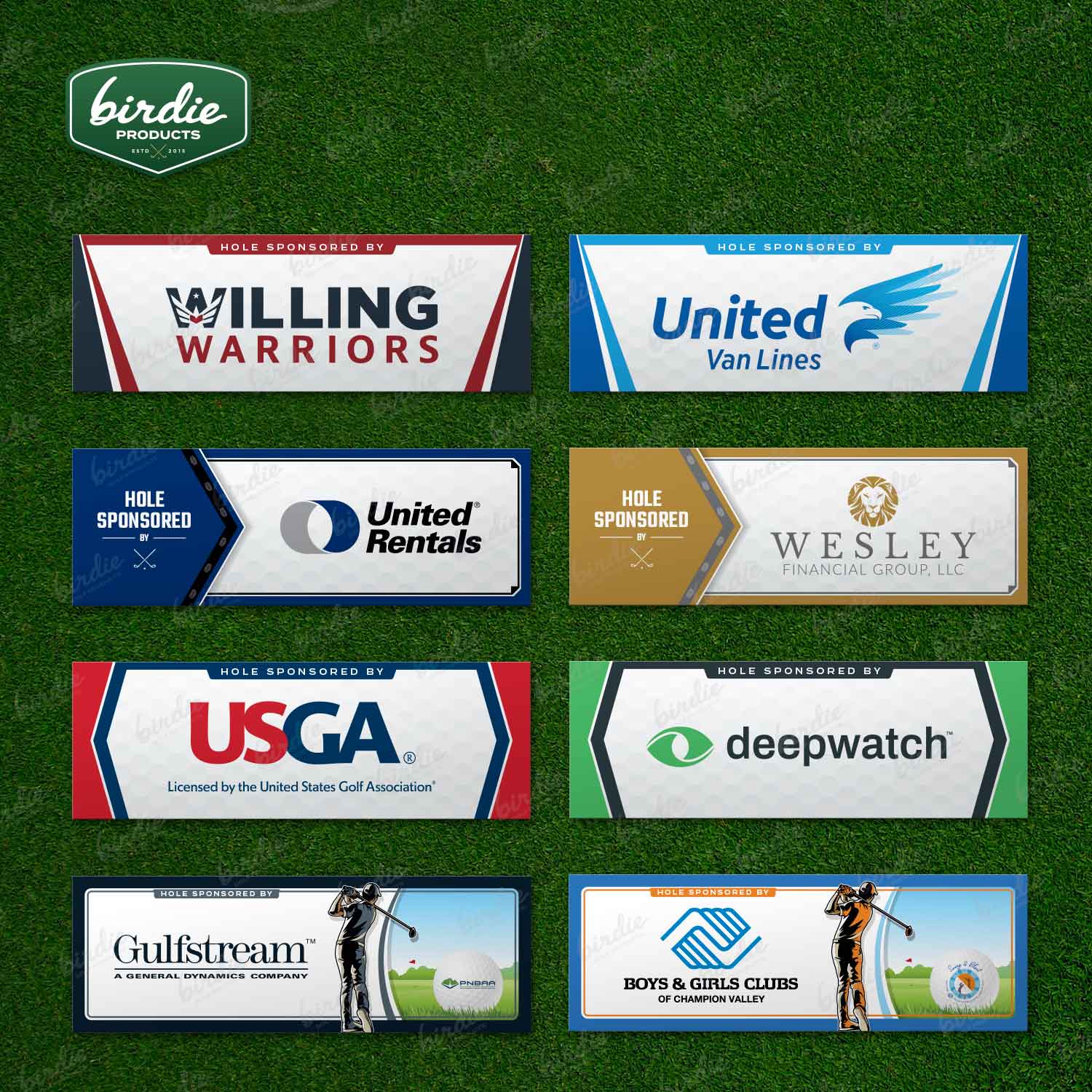 Golf Tournament Signage – Birdie Products