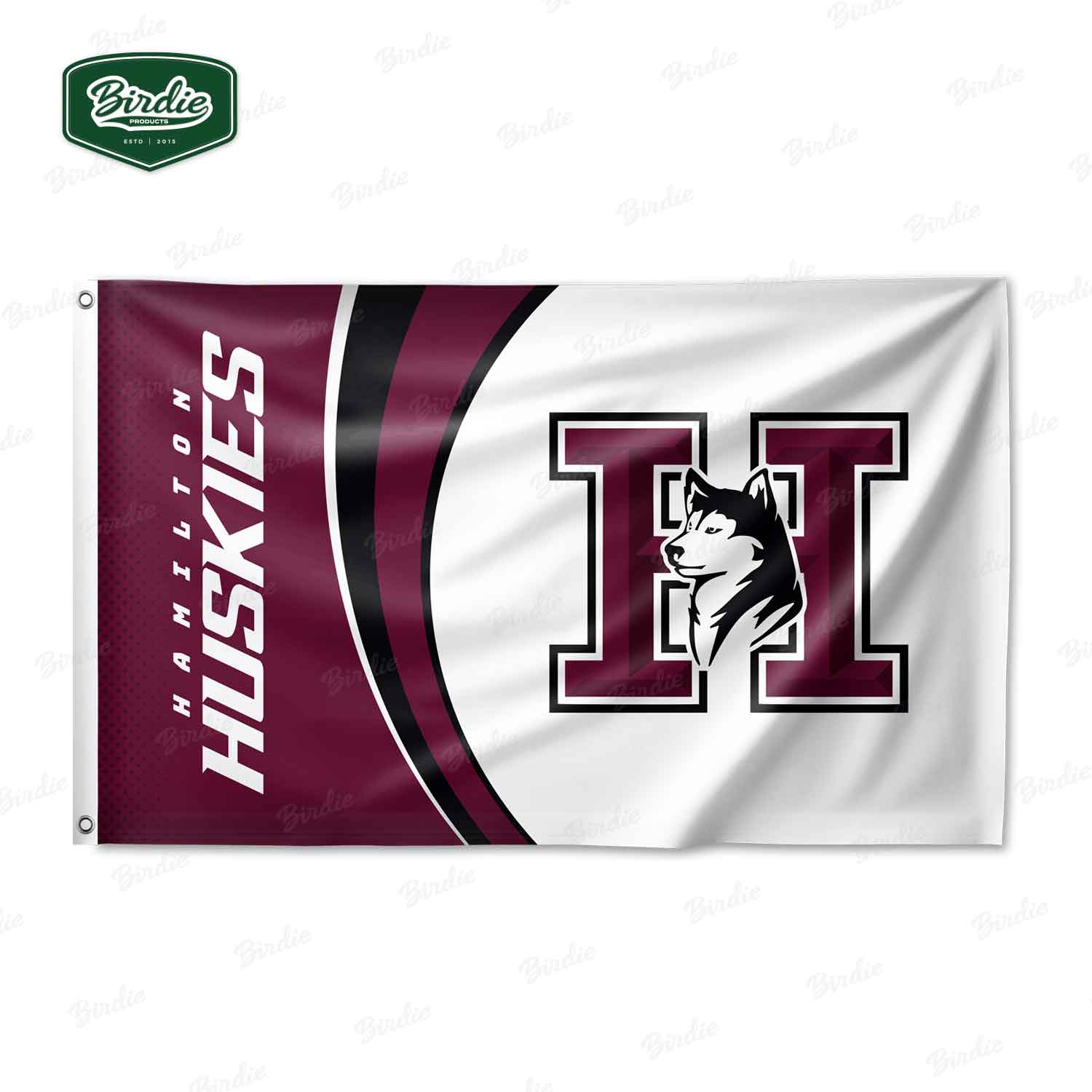 Hamilton Huskies Mascot Flags (5'x3') – Birdie Products