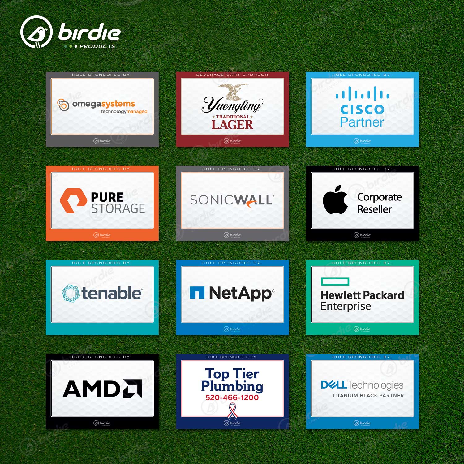 Golf Tournament Signage – Birdie Products