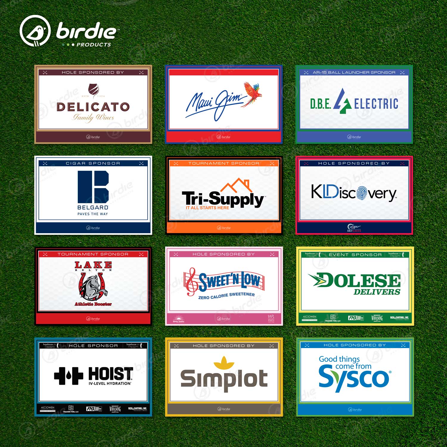 Golf Tournament Signage – Birdie Products