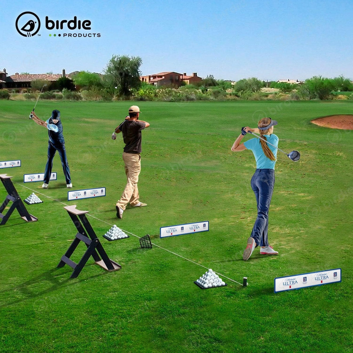 Premium Range Dividers | Driving Range Sponsor Signs – Birdie Products